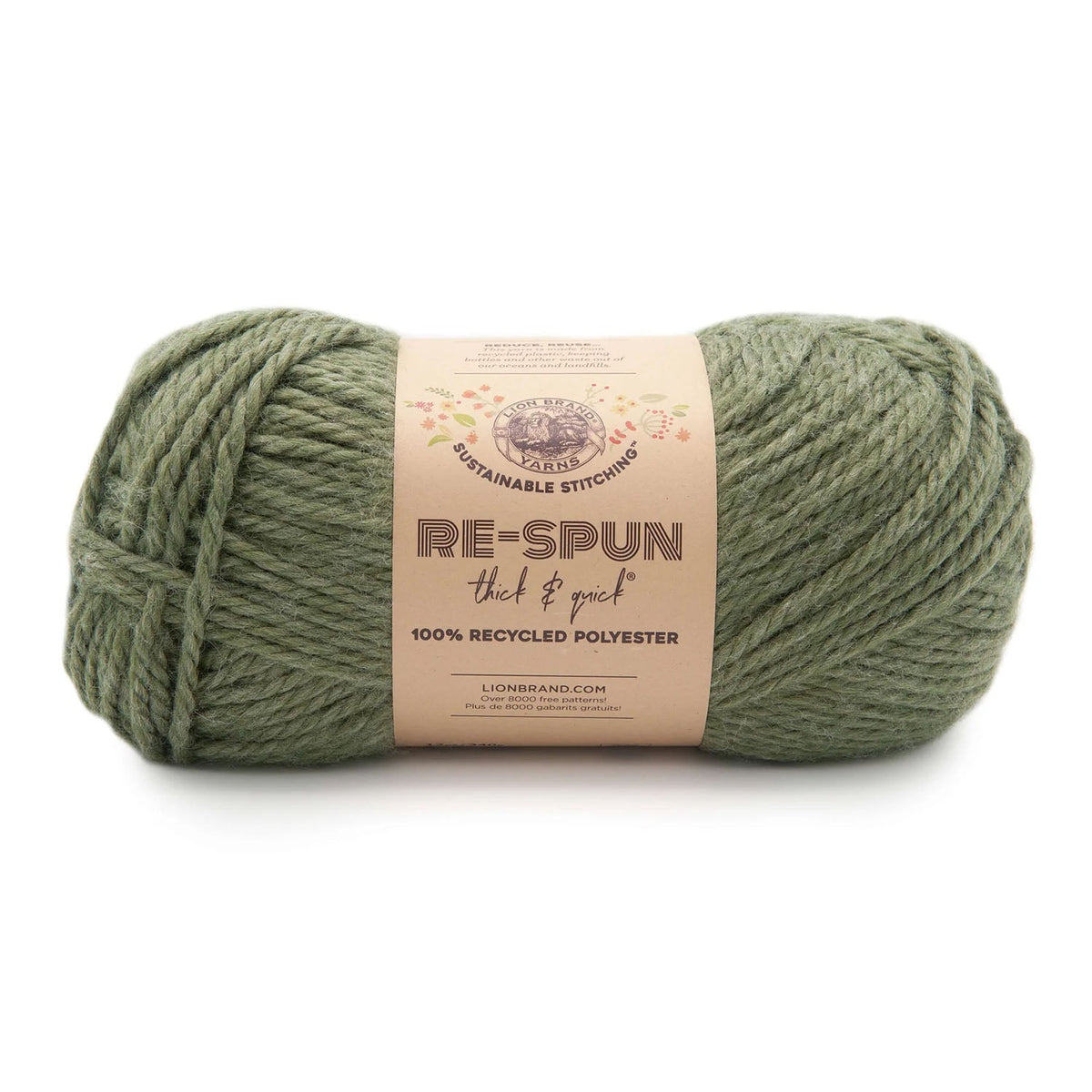 Lion Brand Re-Spun Thick & Quick Yarn - Evergreen – CraftOnline